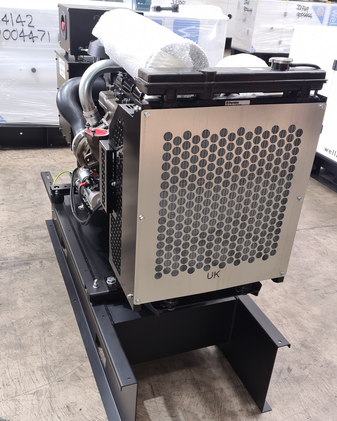 80kVA Perkins Powered Generator - Sleeman & Hawken - Genuine Spare ...
