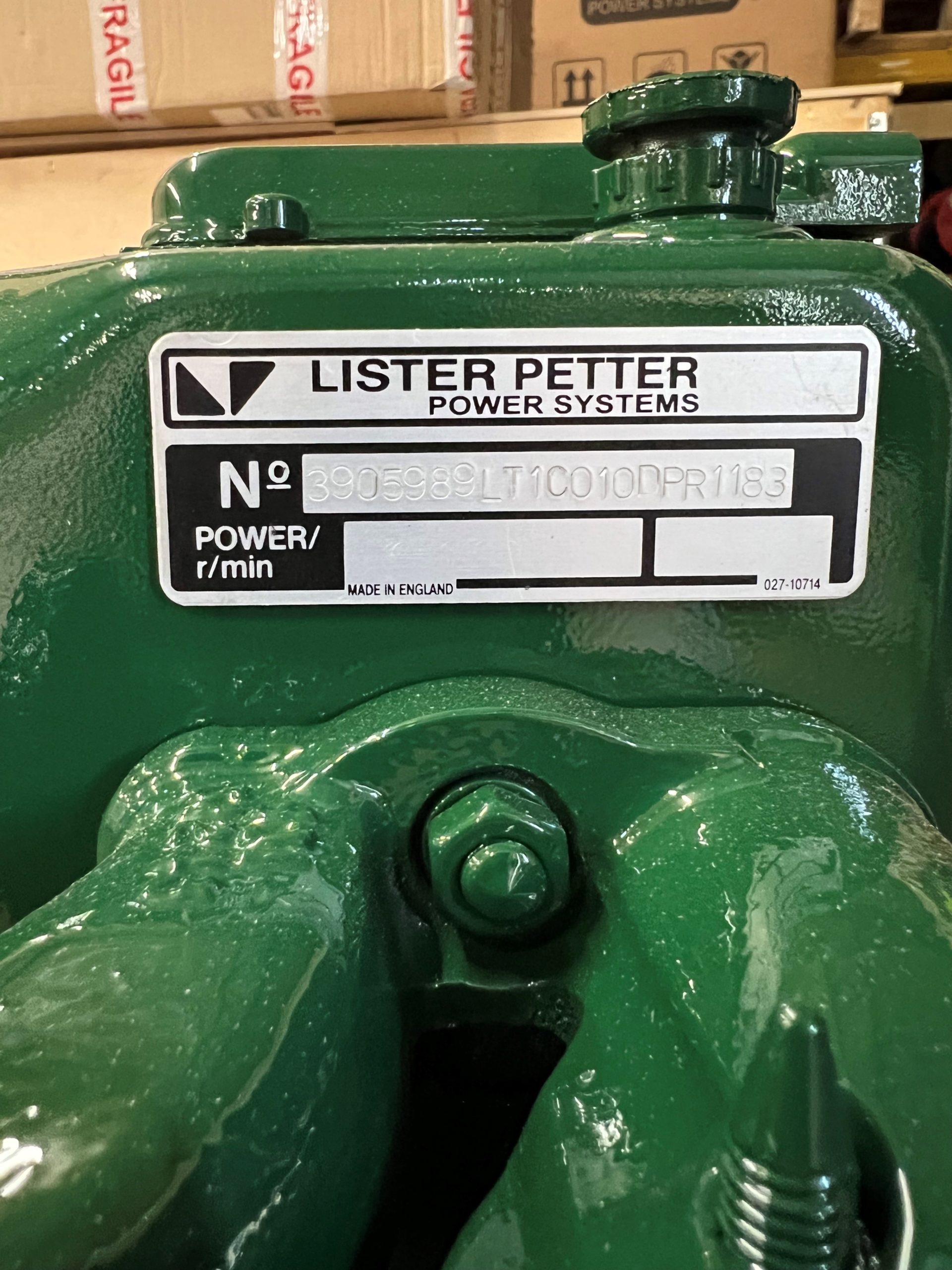 Reconditioned Lister Petter LT1 - Sleeman & Hawken - Genuine Spare ...
