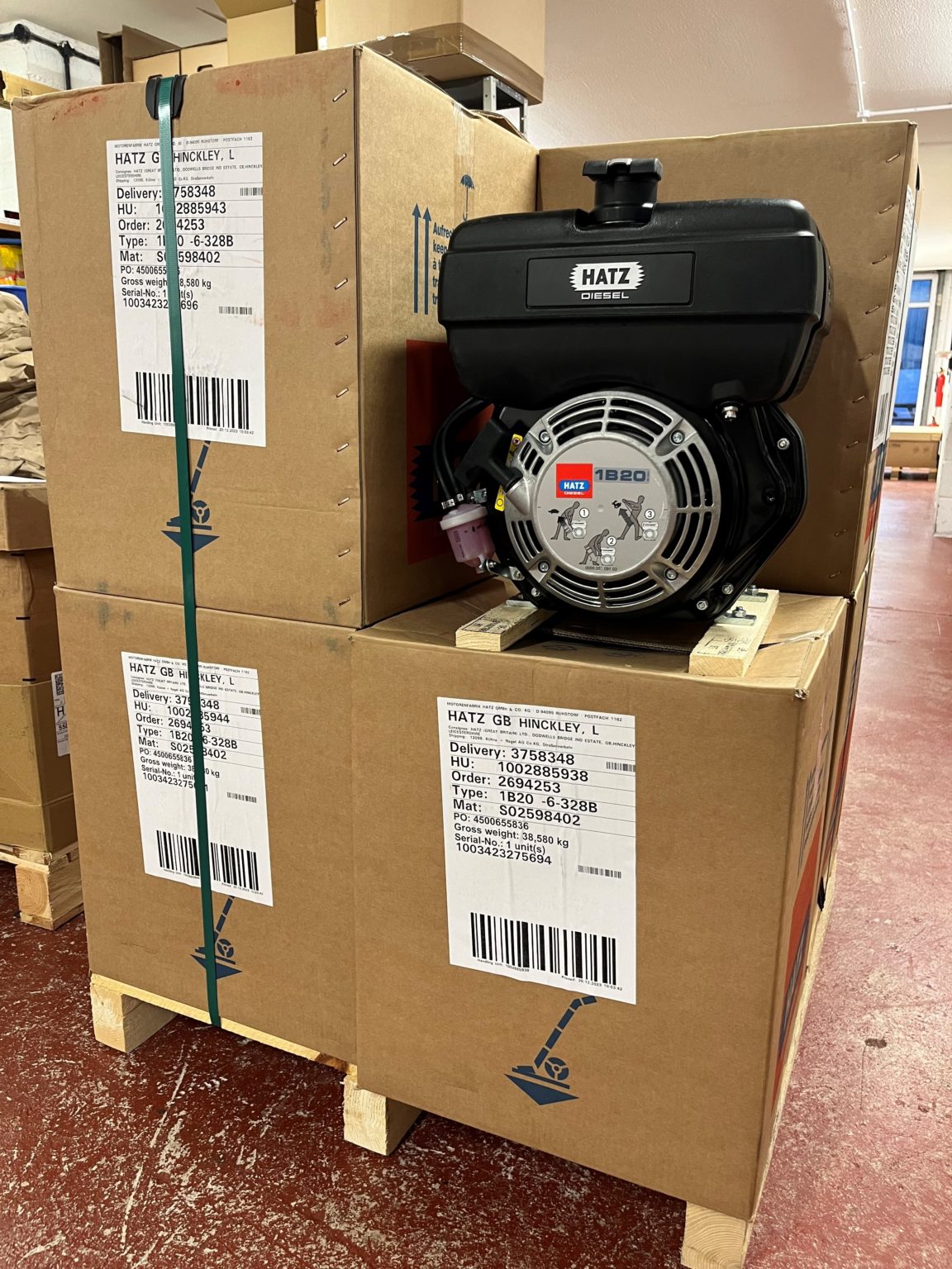 Hatz 1B20-6 Engines Off To Cornwall! - Sleeman & Hawken - Genuine Spare ...