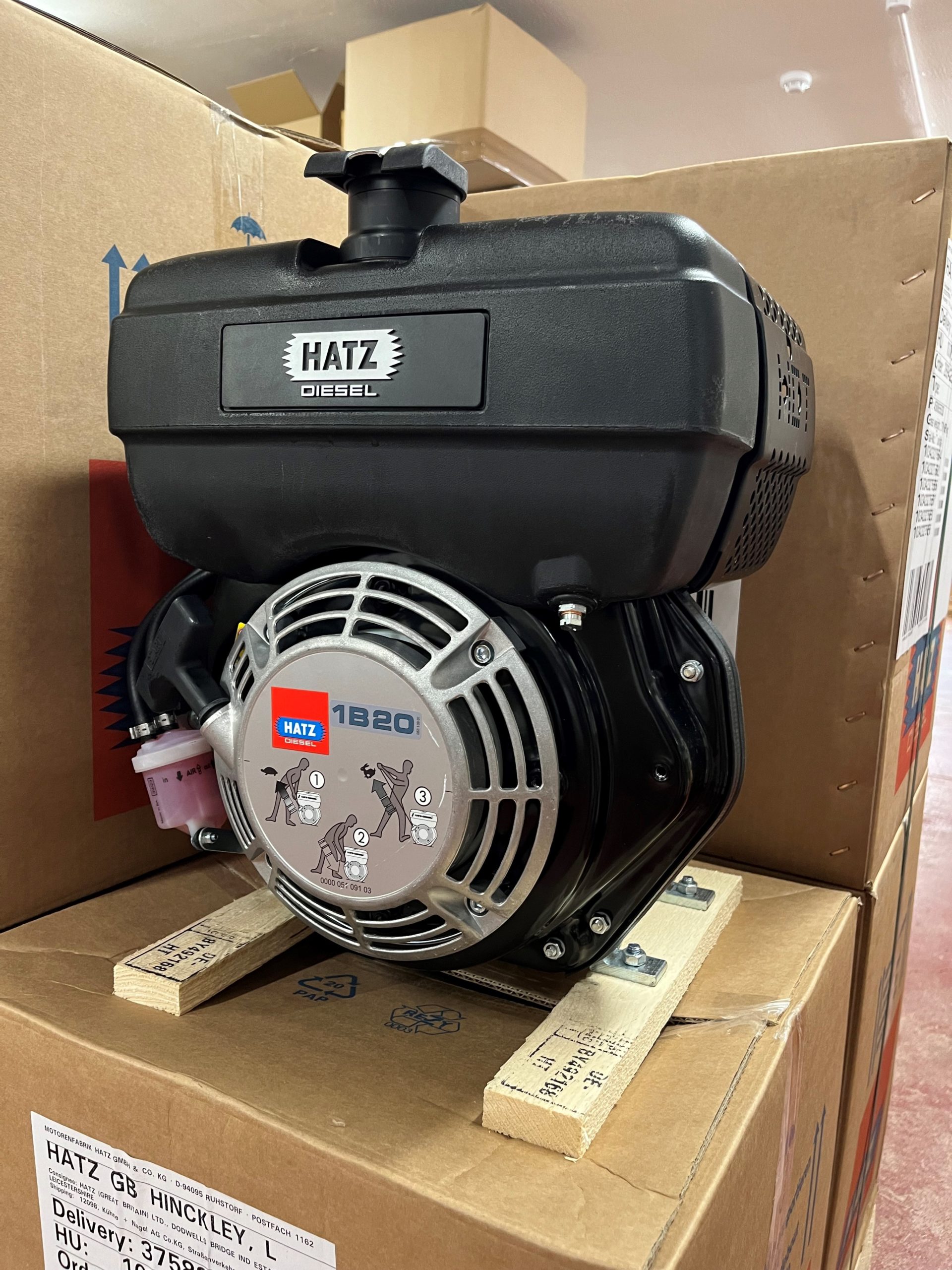 Hatz 1B20-6 Engines Off To Cornwall! - Sleeman & Hawken - Genuine Spare ...