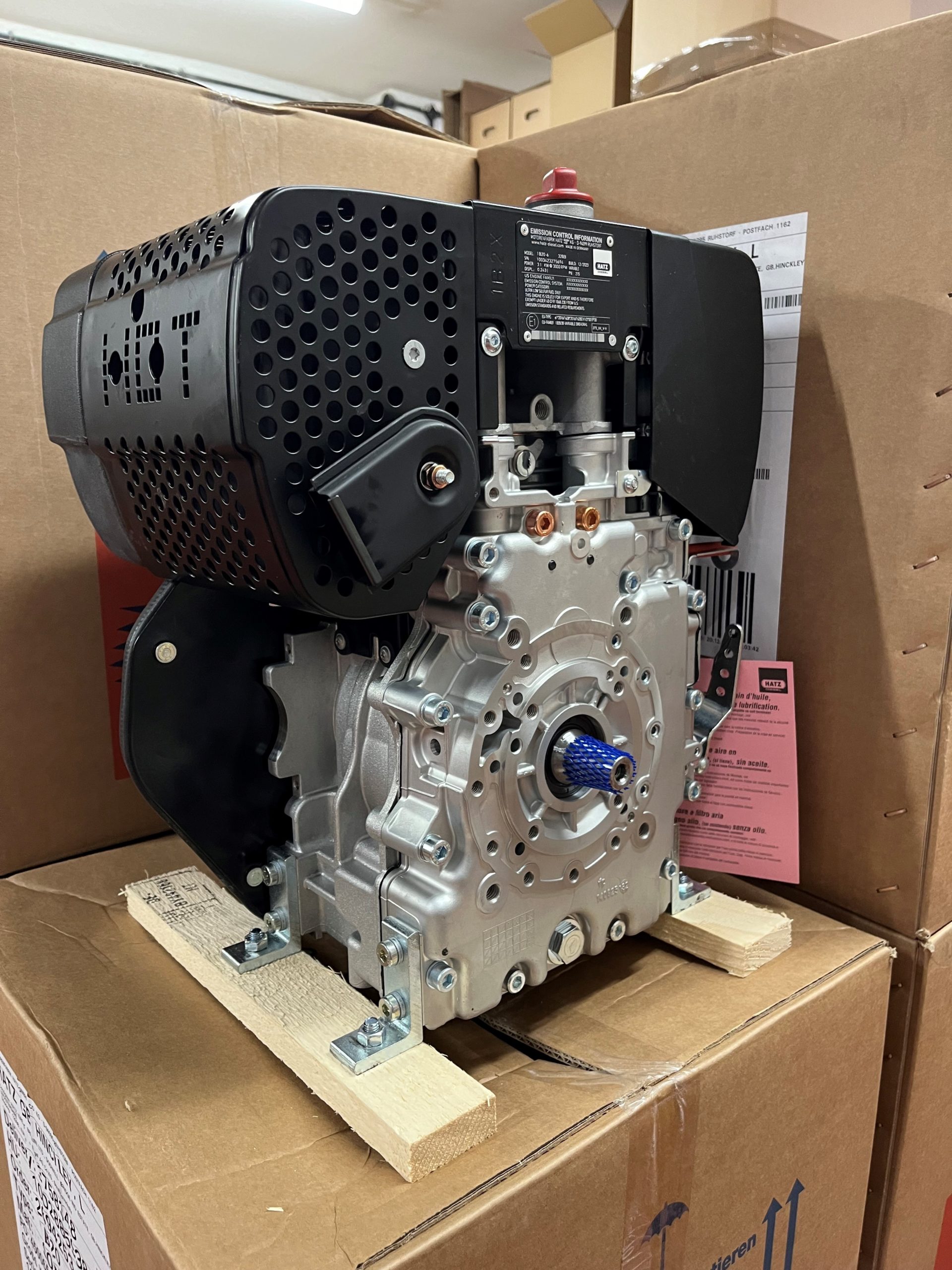 Hatz 1B20-6 Engines Off To Cornwall! - Sleeman & Hawken - Genuine Spare ...