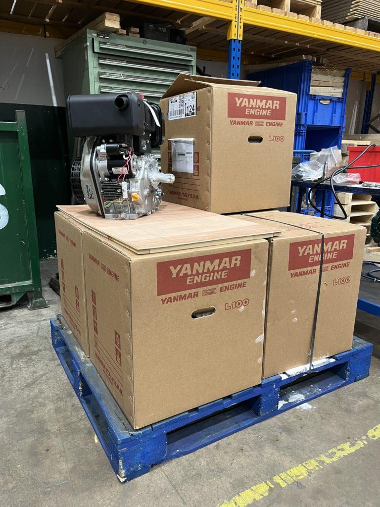 5 Yanmar L100V Diesel Engines, Delivering 6.8kW At 3600rpm - Sleeman ...